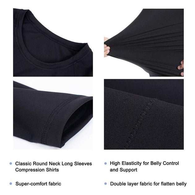 Compression Shirt,Long Sleeve,Tighten Up Your Body|Junlan